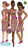 The Sims Resource | Deidra Dress and Accessories