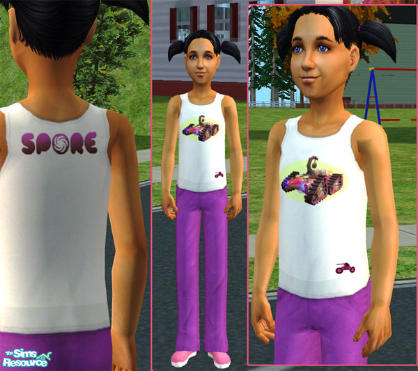 The Sims Resource - Spore Outfits for Adults and Children - Girls