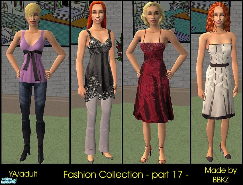 The Sims Resource - Fashion Collection - part 17