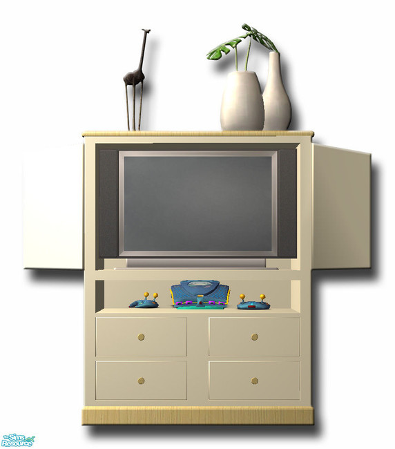 The Sims Resource - Beach House TV Cabinet