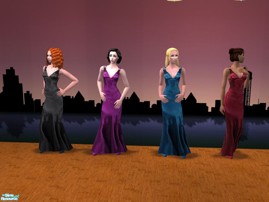 The Sims Resource - formal dresses for female adults