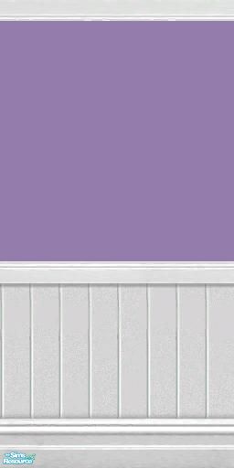 The Sims Resource | Purple Paints with White Wood - Amethyst With White ...