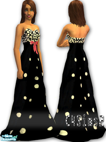 The Sims Resource | Formals 6 Teens - Prom Gown 5