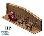 The Sims Resource | Santa with Sledge Wall Ornament