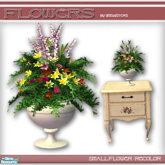 The Sims Resource | S2S Flowers - Small Flower - recolor 7