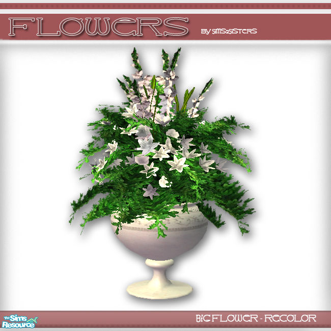 The Sims Resource - S2S Flowers - Big Flower - recolor 1