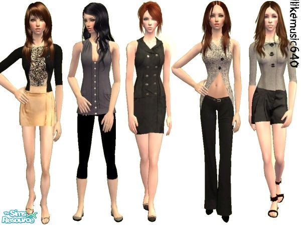 The Sims Resource | Female Set 1