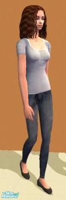 The Sims Resource | Trapping simple clothing collection - Blue