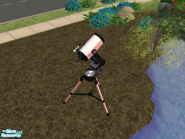 The Sims Resource | MFG Farstar Telescope recolor_Pink