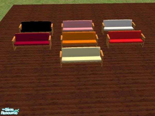 The Sims Resource - MFG Futon Fantasy recolor Set #1