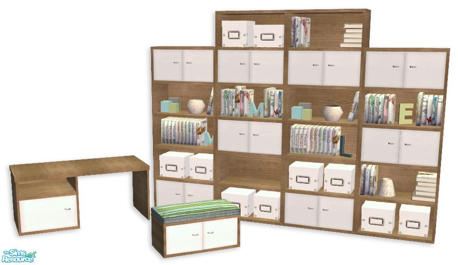 The Sims Resource - Bookcase A - RC02