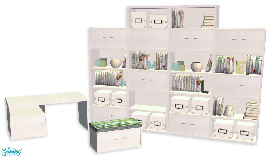 The Sims Resource - Bookcase A - RC03