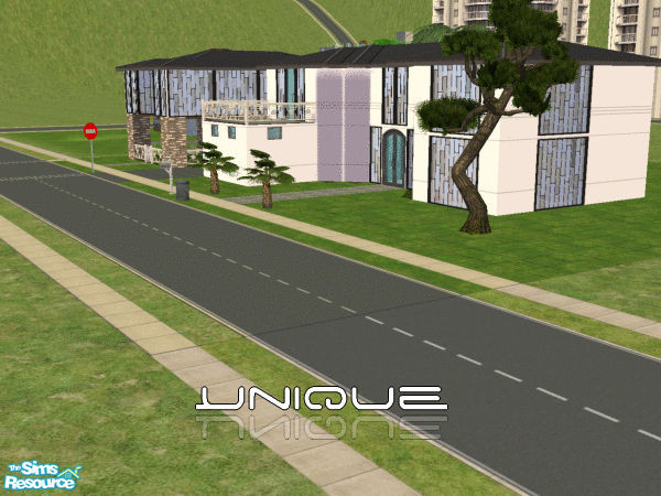 The Sims Resource | Unique Modern House 1