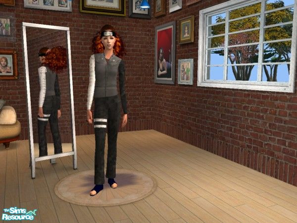 The Sims Resource - Rock Chunin/Jounin Uniform - 1
