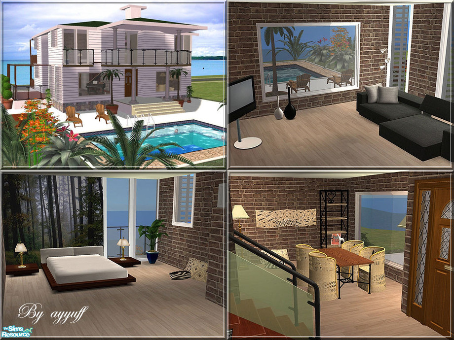 The Sims Resource | Villa Modern *Furnished*