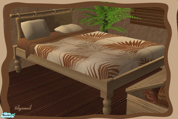 The Sims Resource | TC 118 Safari Recolor - Bed