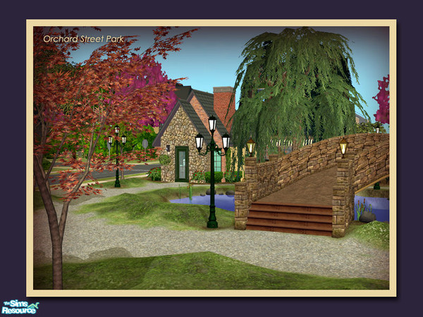 The Sims Resource - Orchard Street Park - Maxis only