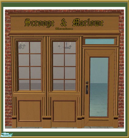The Sims Resource | Victorian Shop - Sign - Mustard