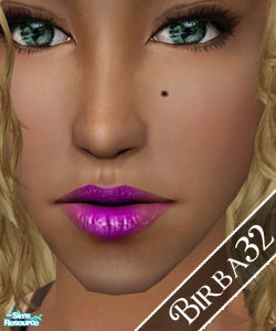 The Sims Resource - Lipstick - set1 - violet