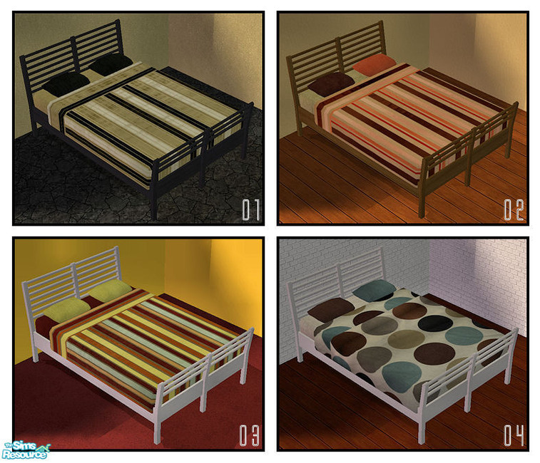 The Sims Resource - BEDDING SET 01