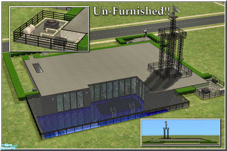 The Sims Resource Nsc Residential Lot Underground Bunker Home