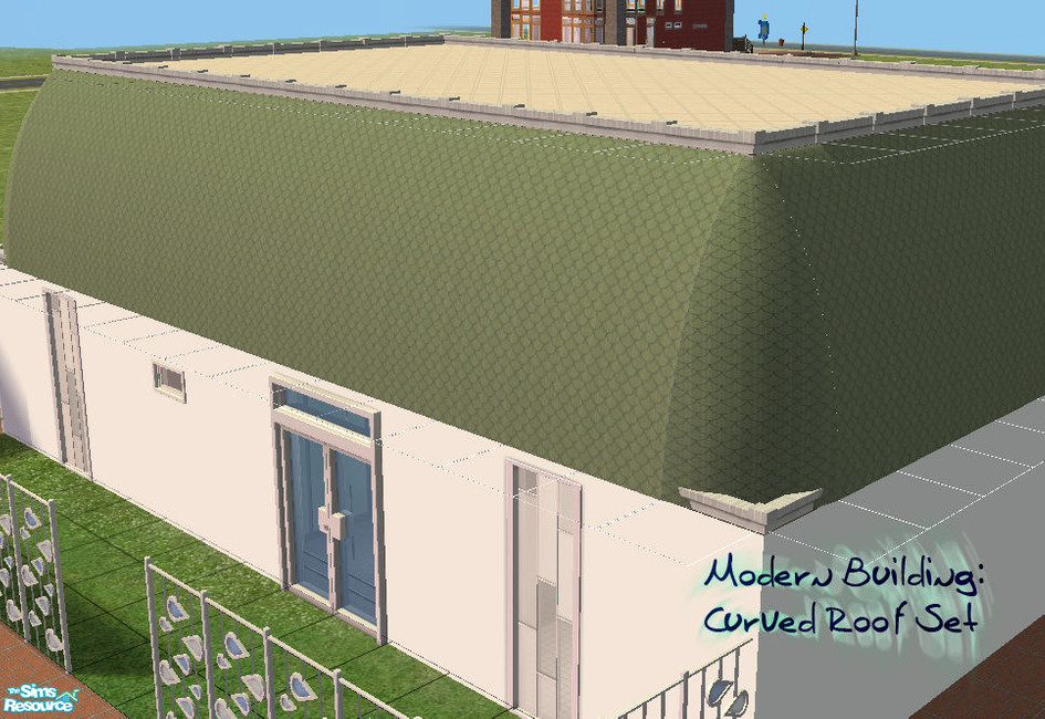 The Sims Resource - The Modern Roofing Set