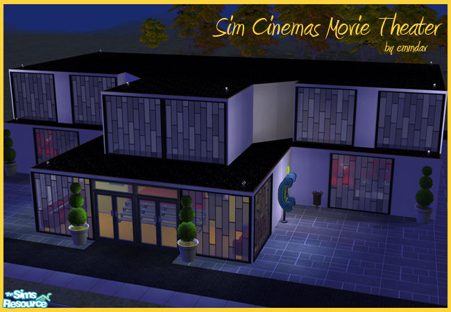 The Sims Resource | Sim Cinemas Movie Theater