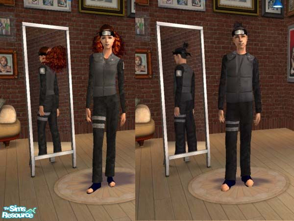 The Sims Resource | Mist Chunin/Jounin Uniform