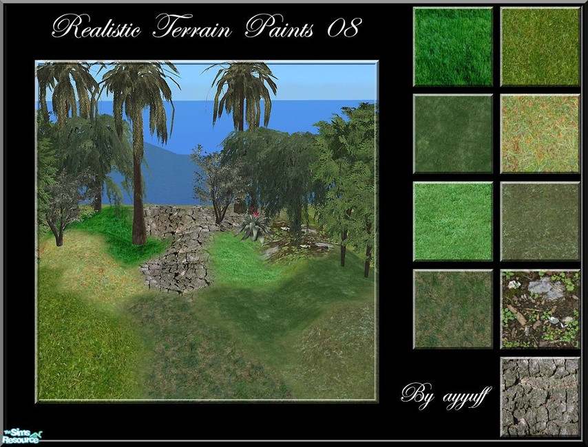 The Sims Resource - Realistic Terrain Paints 08