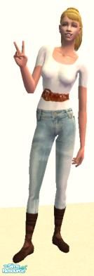The Sims Resource | Trapping - 25.000 downloads set - Jeans and shirt