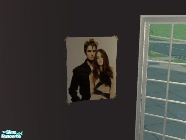 The Sims Resource | Moomoo TWILIGHT Poster set #1 - Edward and Bella 1