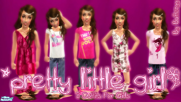 The Sims Resource - Pretty Little Girl