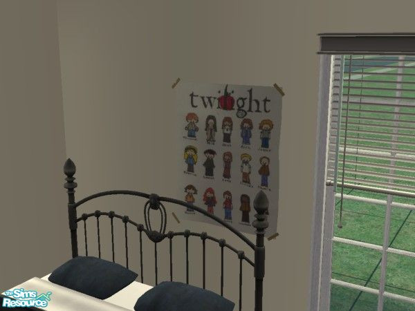 The Sims Resource | MFG TWILIGHT Movie Poster Set - Twilight Cartoon ...