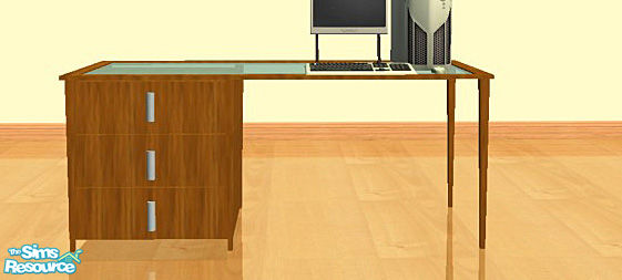 The Sims Resource | Sasilla Living Blue Recolor - Desk