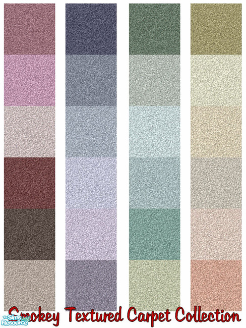 The Sims Resource - Smokey Textured Carpet Collection