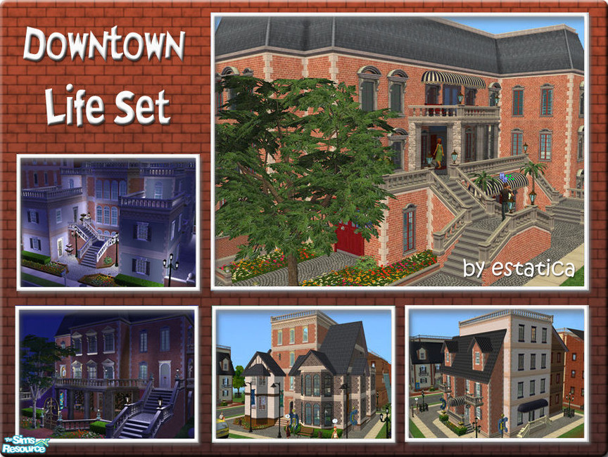 The Sims Resource - Downtown Life Set