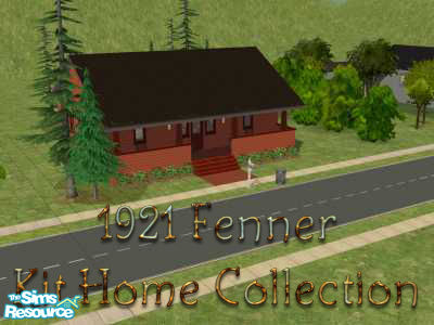 The Sims Resource | 1921 Fenner Kit Home Collection