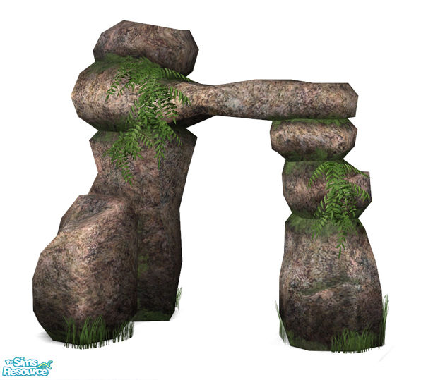 The Sims Resource - Stone Arch - Recolor 07