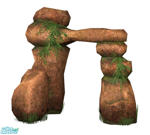The Sims Resource | Stone Arch - Recolor 04