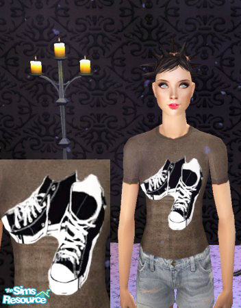 The Sims Resource - Converse tee