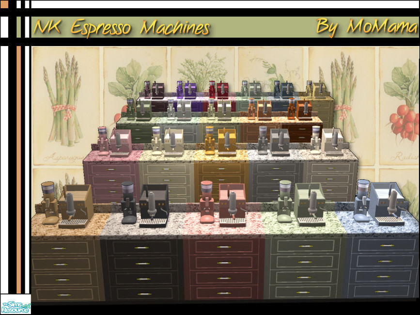 The Sims Resource - NK Espresso Machines