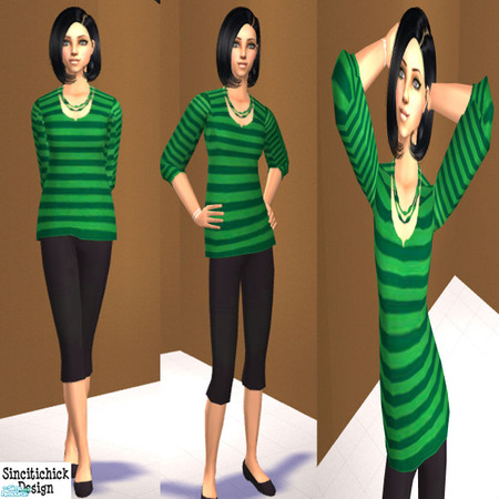 The Sims Resource - Pretty In Green