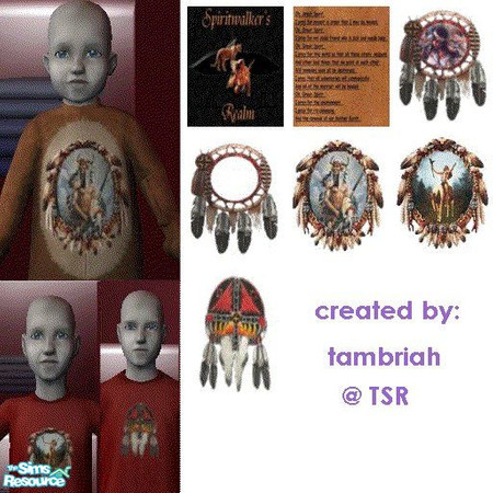 The Sims Resource | tam\'s Native American clothing set 1