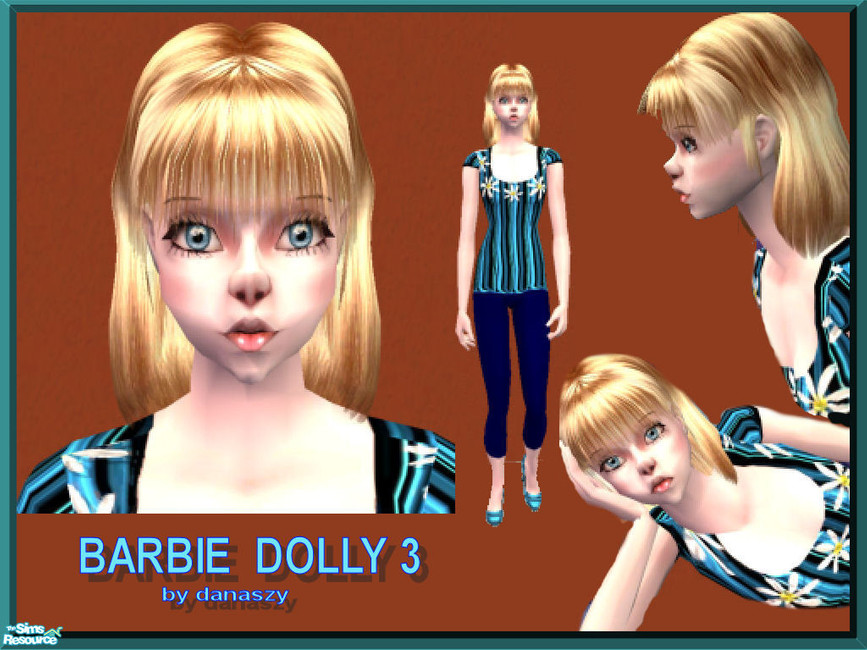 The Sims Resource - Barbie dolly 3