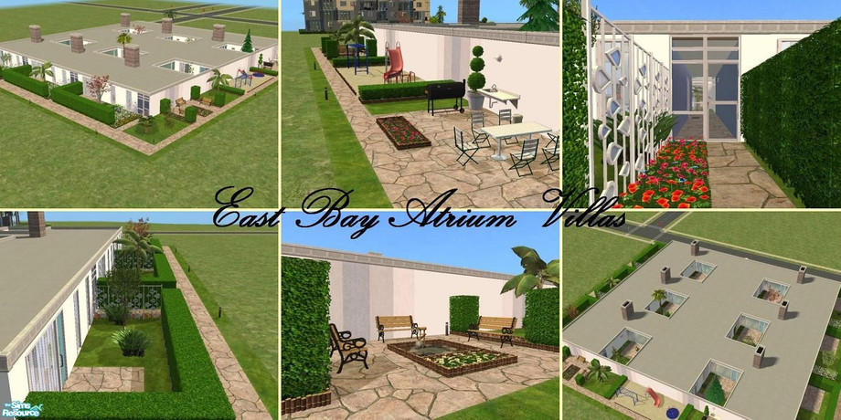 The Sims Resource | East Bay Atrium Villas