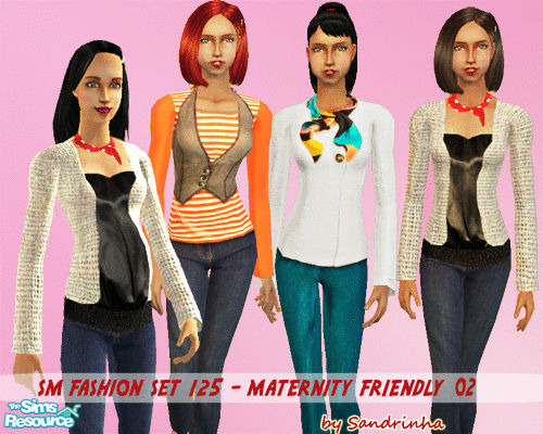 The Sims Resource | SM Fashion Set 125 - Maternity Friendly 02