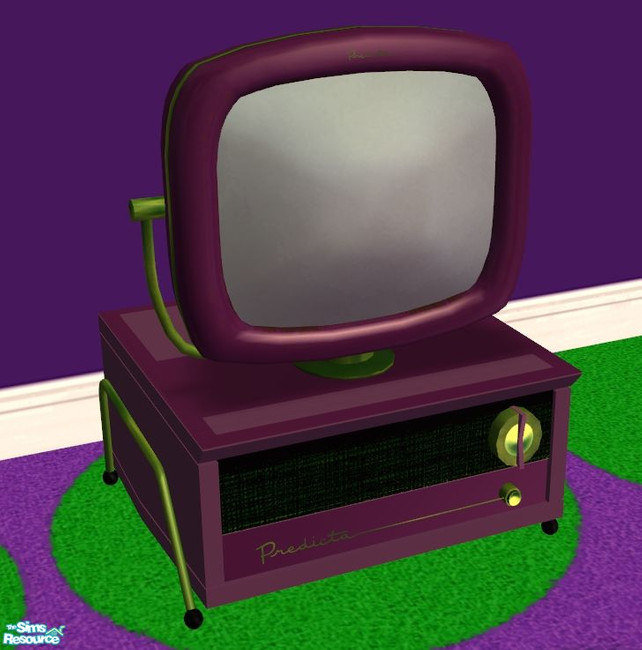 The Sims Resource - Retro Lounge RC- Television