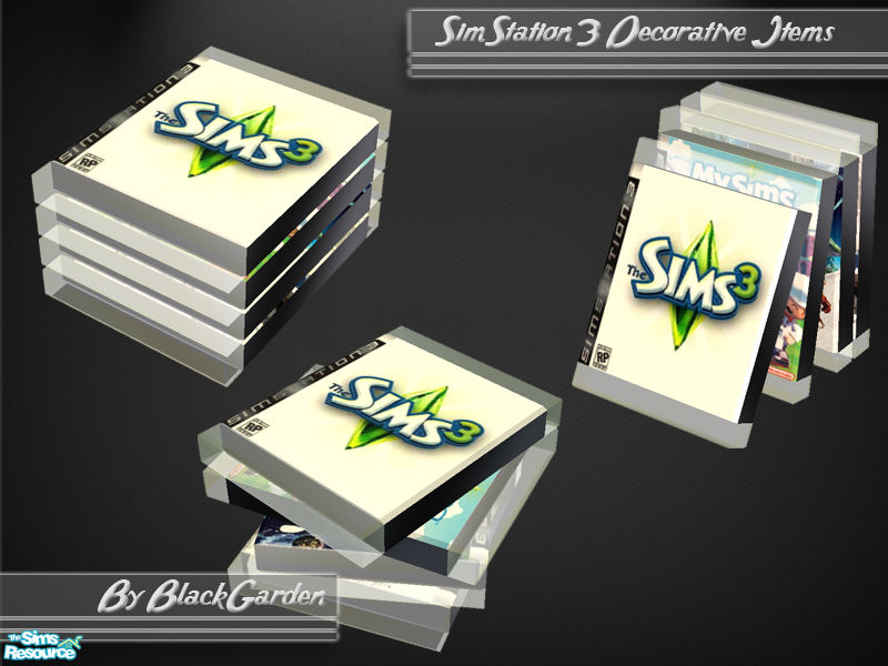 The Sims Resource | SS3 Decorative Game Cases - Sims 3