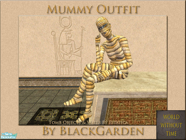 The Sims Resource | Mummy Outfit for Elder Females