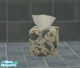 The Sims Resource - Colorful Bathroom Blue Tissues